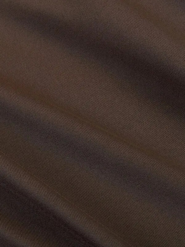 Sporty & Rich Carla Logo-print Swimsuit - Brown