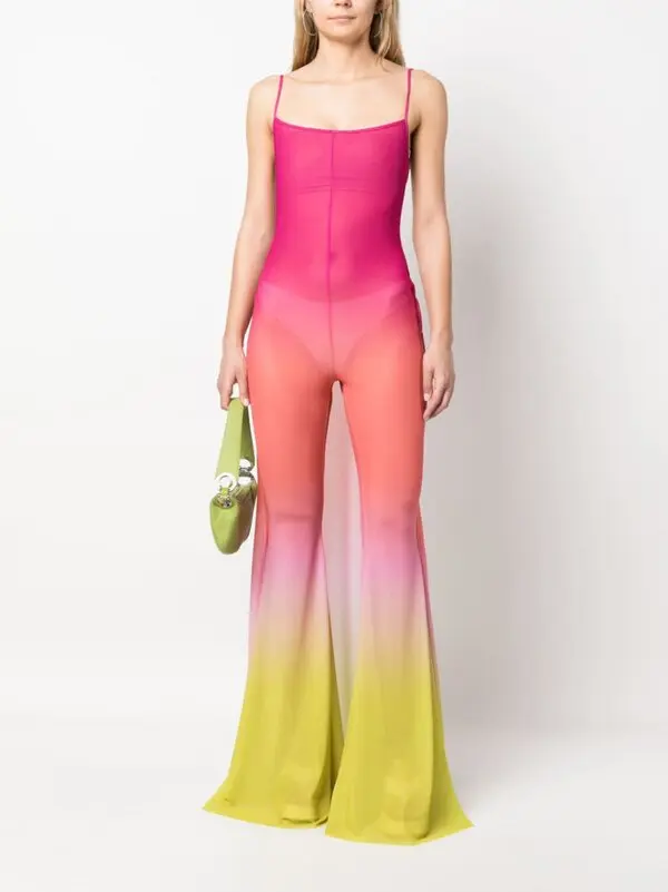 Gcds Sheer Tulle Jumpsuit