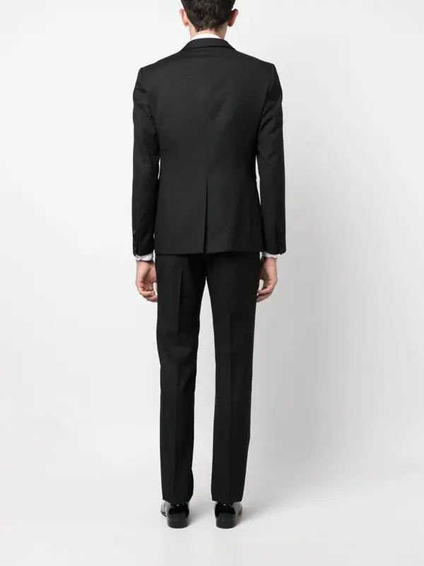 Tagliatore Slim-cut Three-piece Dinner Suit - Black