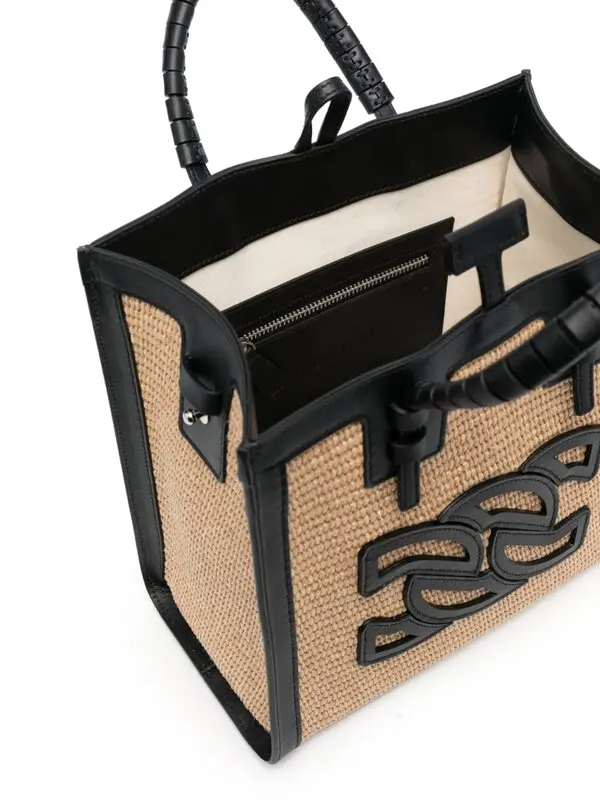 Casadei Baurivage Woven Tote Bag