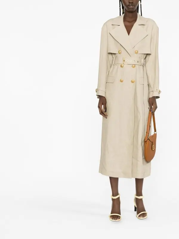 Balmain Double-breasted Trench Coat