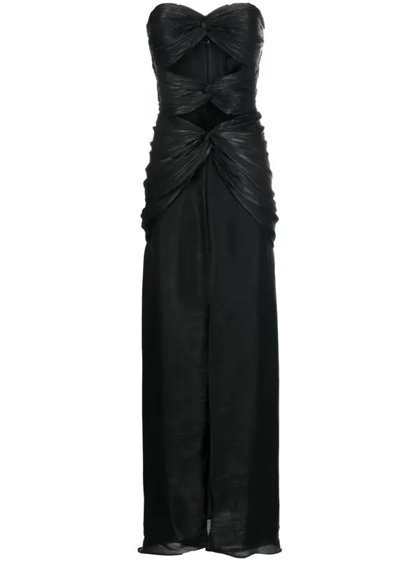 Costarellos Brigitta Cut-out Gown
