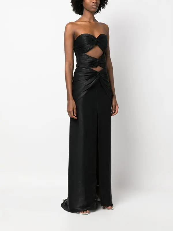 Costarellos Brigitta Cut-out Gown