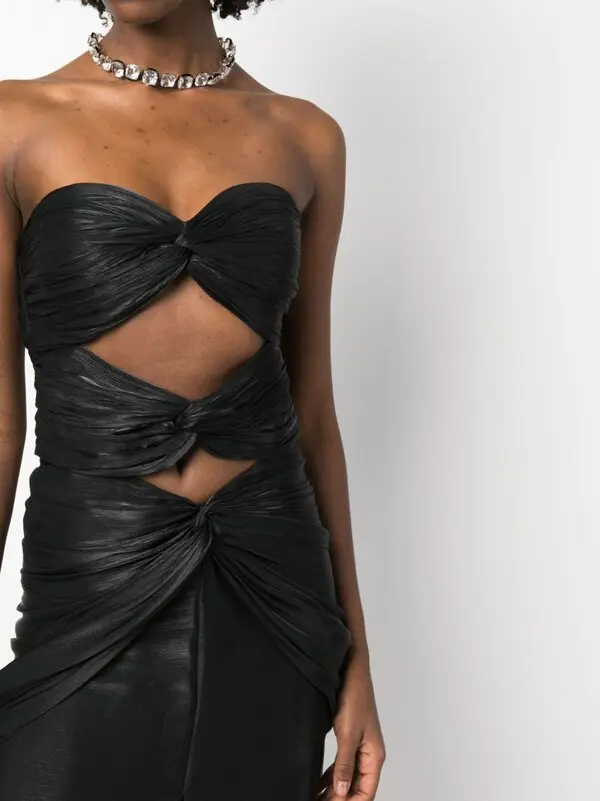 Costarellos Brigitta Cut-out Gown