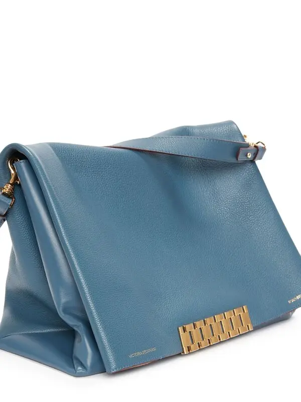 Victoria Beckham Jumbo-chain Leather Pouch