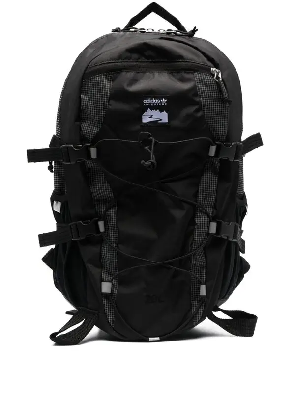Adidas Adventure Recycled-Polyester Backpack - Black | Editorialist