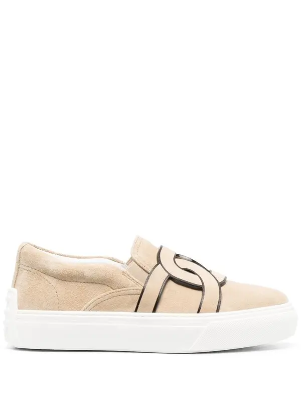 TOD'S Kate Slip-on Sneakers - Neutrals