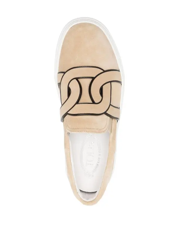 TOD'S Kate Slip-on Sneakers - Neutrals