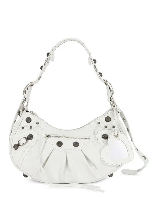 Balenciaga Small Le Cagole Shoulder Bag - Optic White
