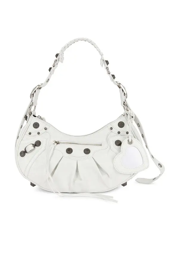 Balenciaga Small Le Cagole Shoulder Bag - Optic White