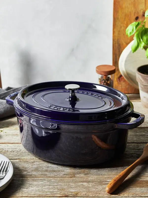 STAUB Cocotte Ovale Pan - Blue