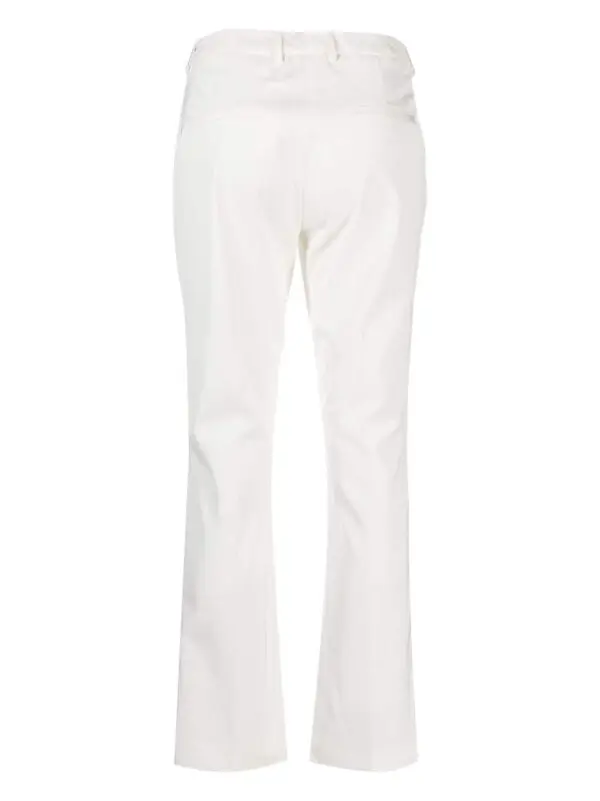 PT TORINO Flared Tailored Trousers - White