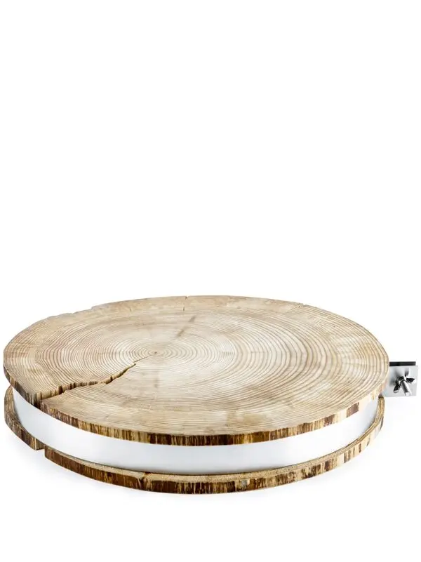 KNINDUSTRIE Round Wood Cutting Board - Brown