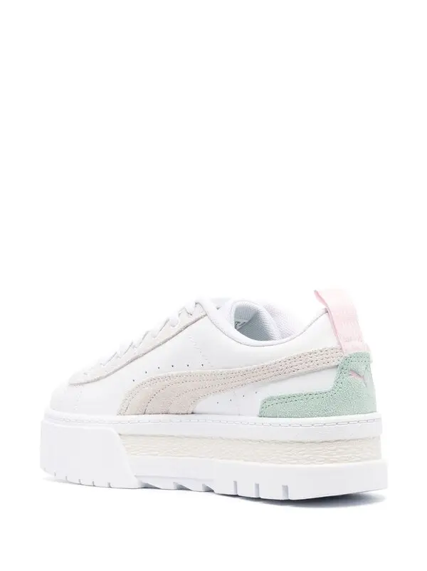 PUMA Mayze Mix Leather Sneakers - White
