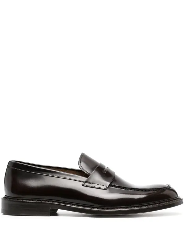 DOUCAL'S Leather Loafers - Brown