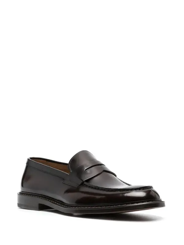 DOUCAL'S Leather Loafers - Brown
