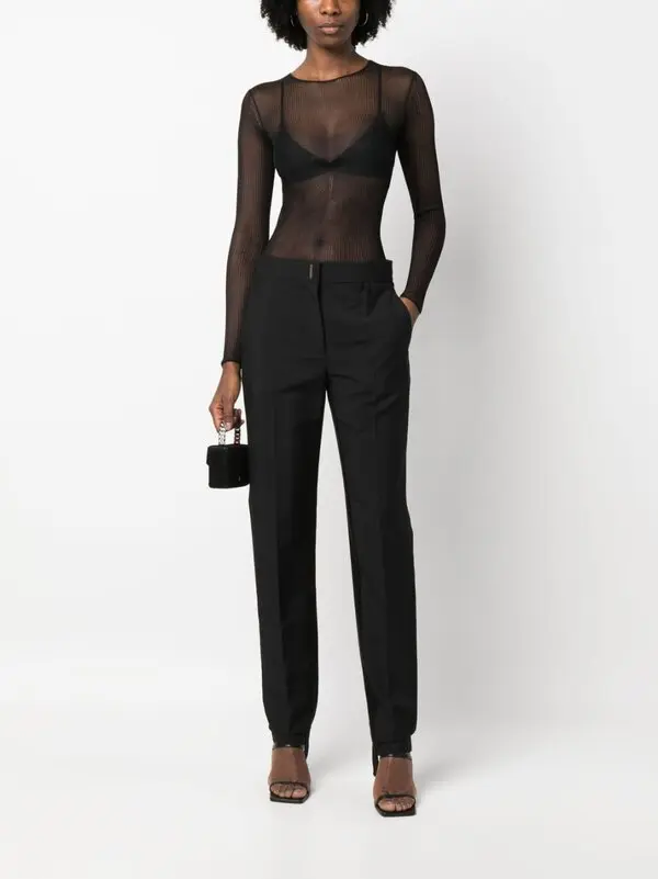 TOM FORD Semi-sheer Silk Top