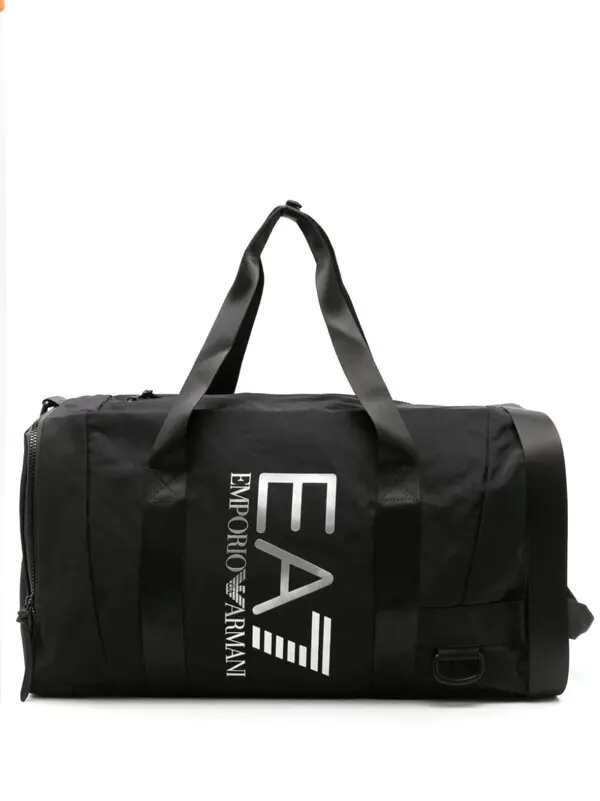 EA7 Logo-print Holdall - Black