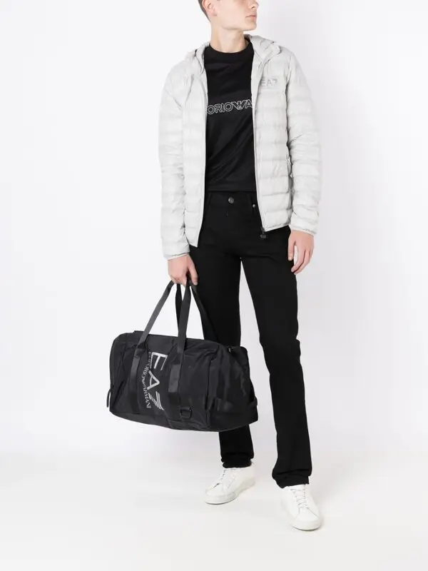 EA7 Logo-print Holdall