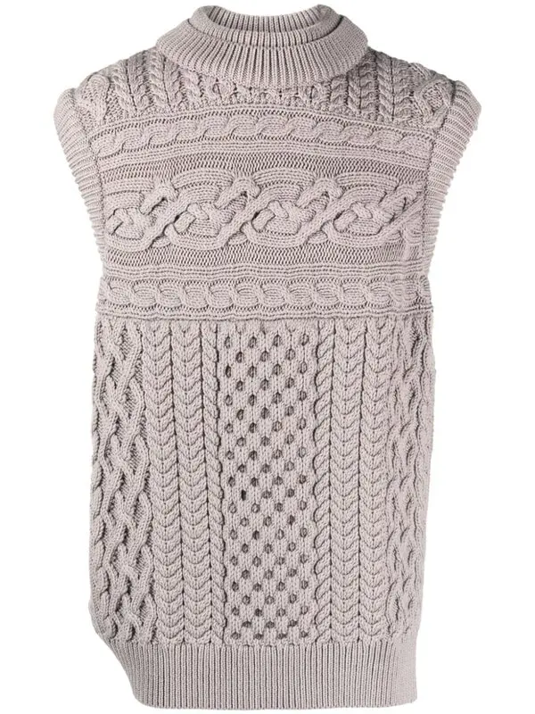 ROBYN LYNCH Oversized Merino-wool Vest