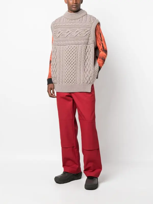 ROBYN LYNCH Oversized Merino-wool Vest