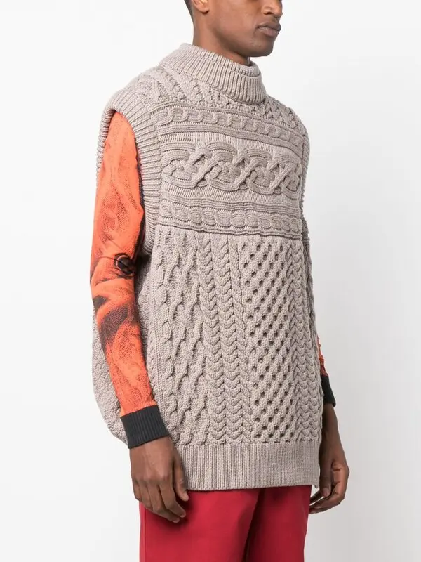 ROBYN LYNCH Oversized Merino-wool Vest