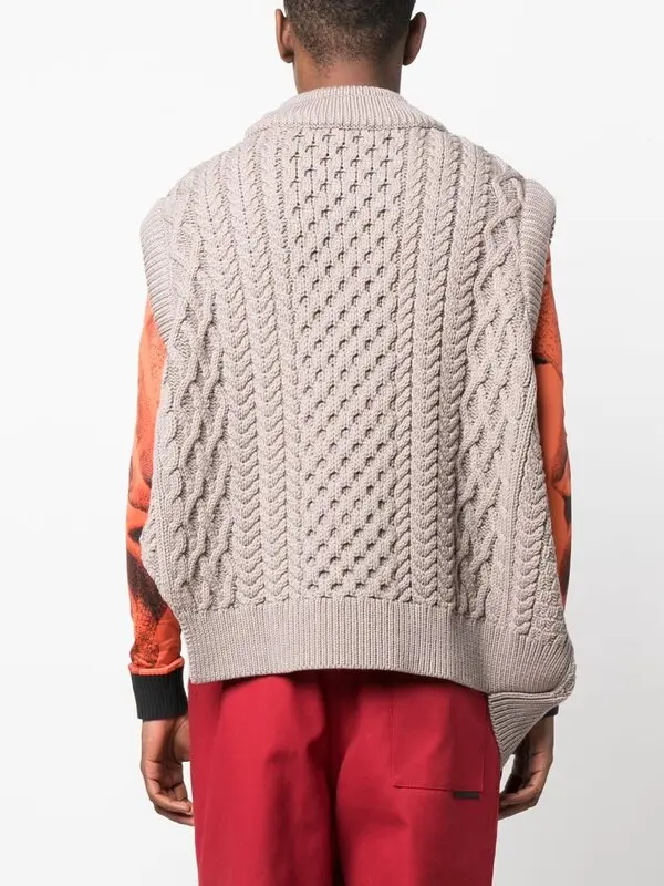 ROBYN LYNCH Oversized Merino-wool Vest