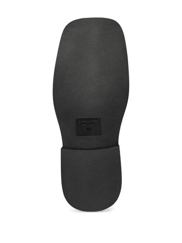 Balenciaga Inspector 40mm Leather Mules In Black - 40% Off