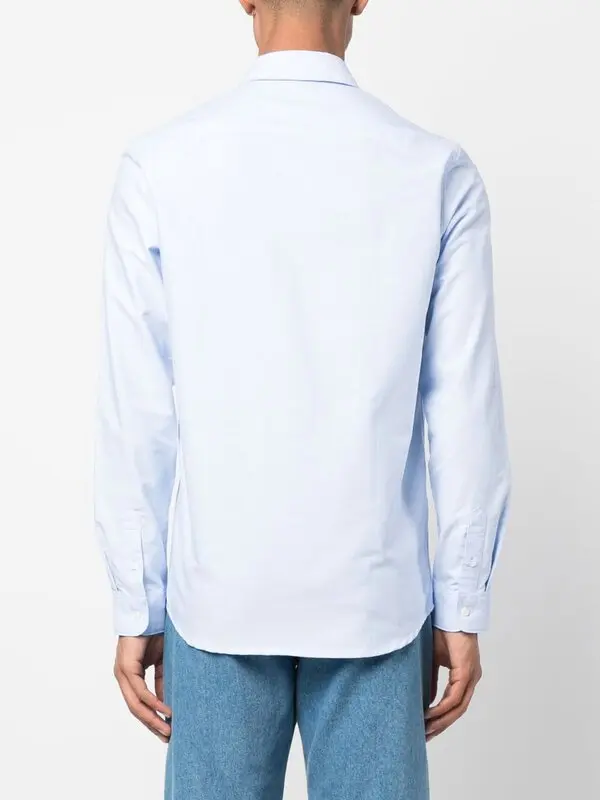 A.p.c. Logo-embroidered Button-down Shirt