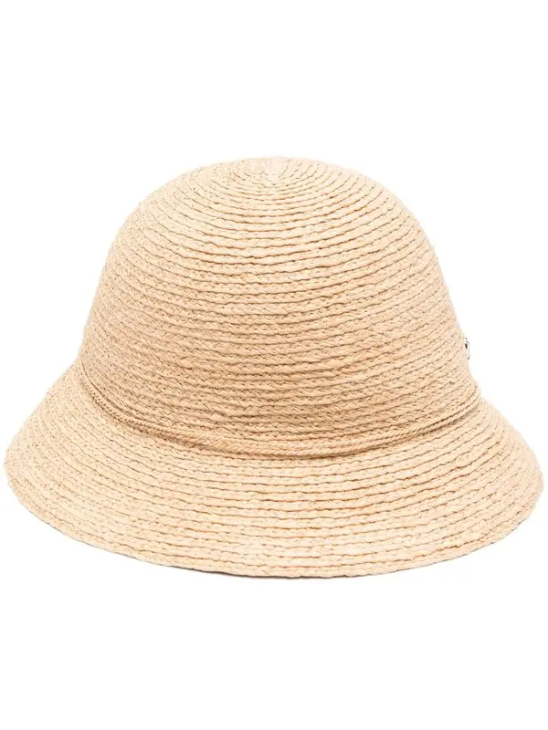Helen Kaminski Raffia Sun Hat With Bow Detail - Neutrals