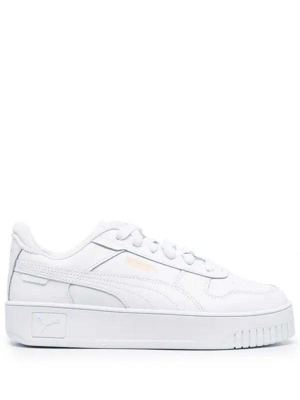 PUMA Carina Logo-print Sneakers - White