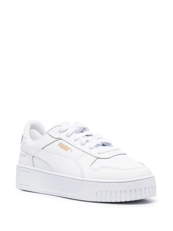 PUMA Carina Logo-print Sneakers - White