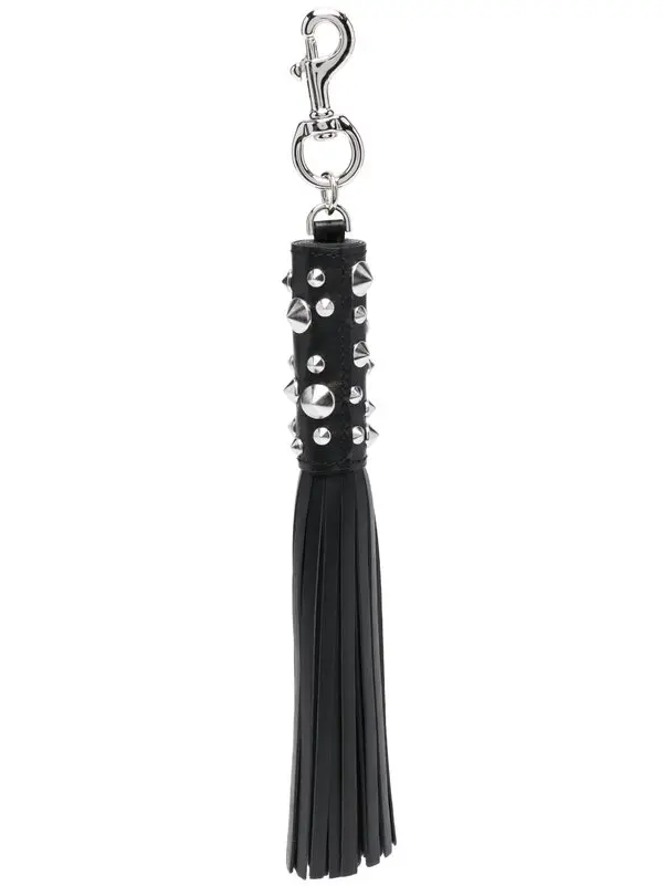 Versace Studded Tassel Keychain