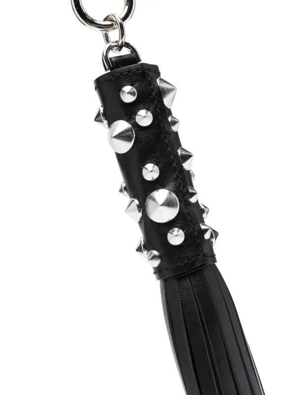 Versace Studded Tassel Keychain