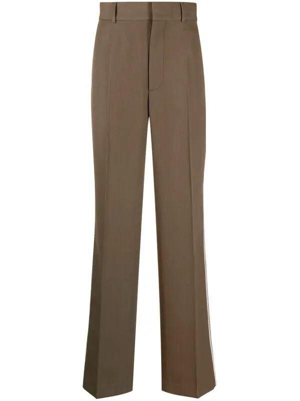 Palm Angels Tape-embellished Tailored Trousers