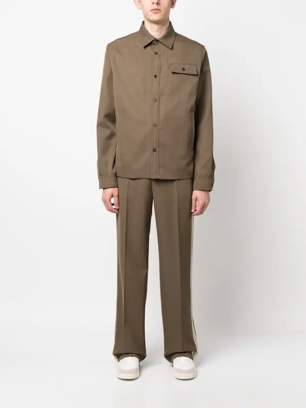 Palm Angels Tape-embellished Tailored Trousers