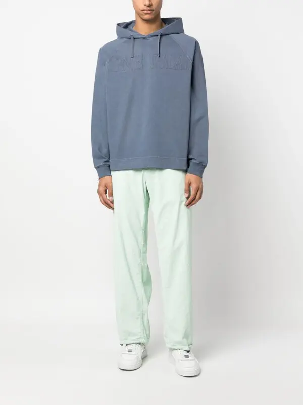 Stone Island Logo-print Cotton Hoodie