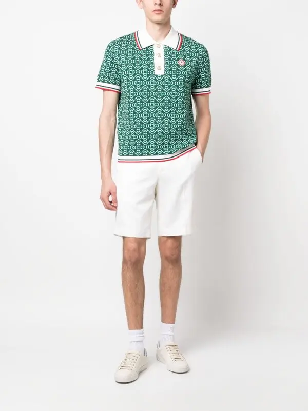 Casablanca Virgin Wool Bermuda Shorts