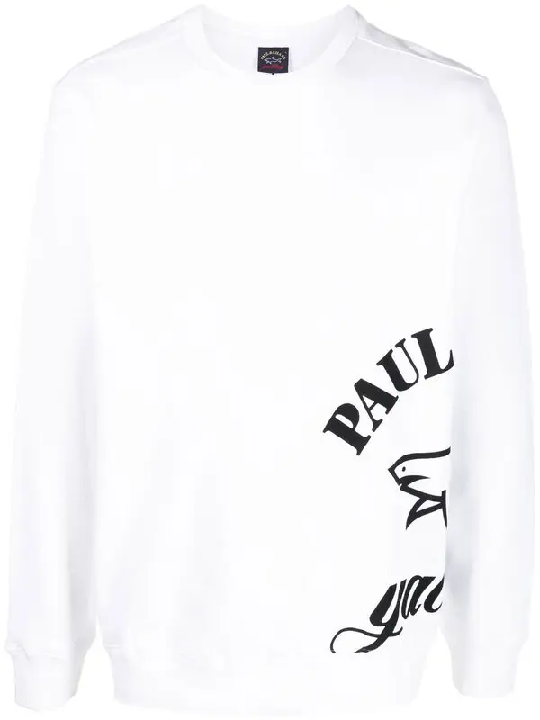 Paul & Shark Logo-print Detail Sweatshirt - White