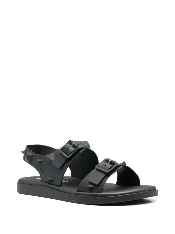 Melissa X Undercover Spike-studded Sandals - Black