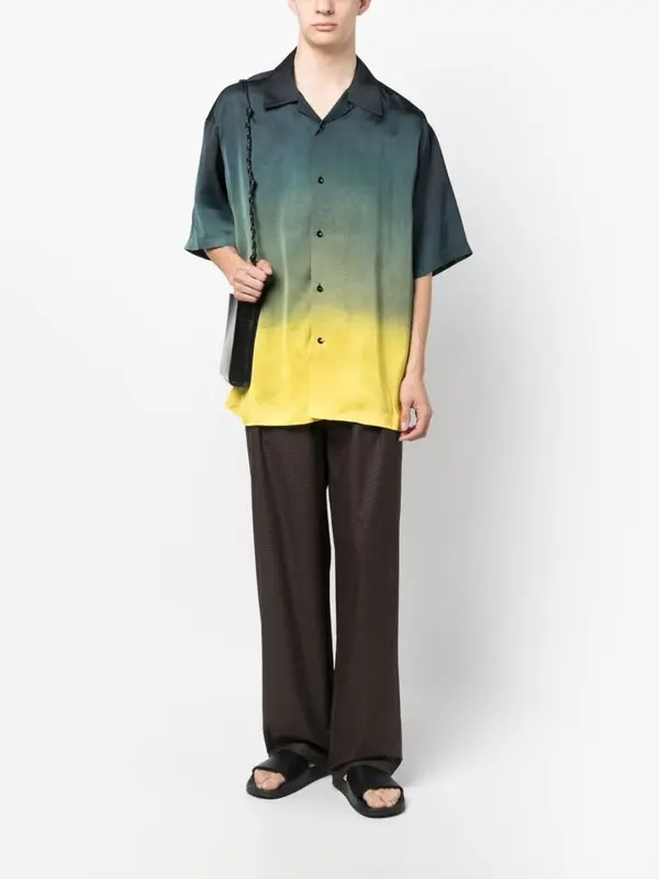 JIL SANDER Gradient-effect Short-sleeve Shirt