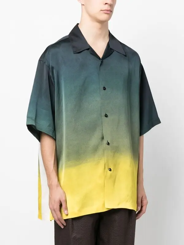 JIL SANDER Gradient-effect Short-sleeve Shirt