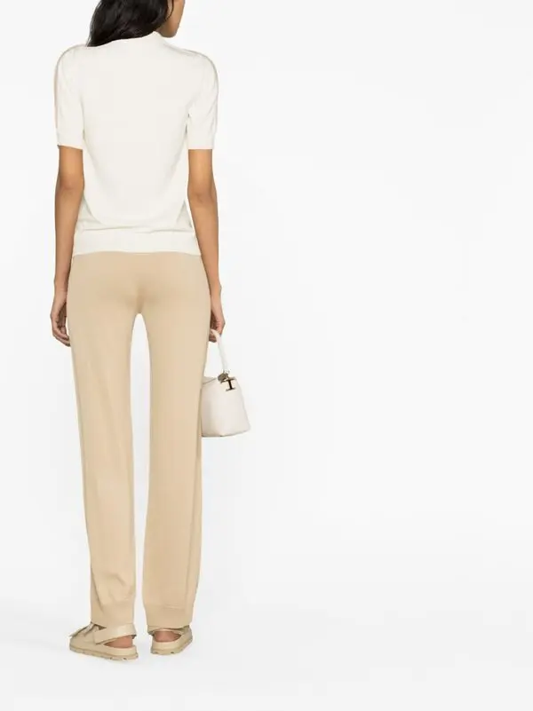 Lorena Antoniazzi Short-sleeve Knitted Polo Shirt