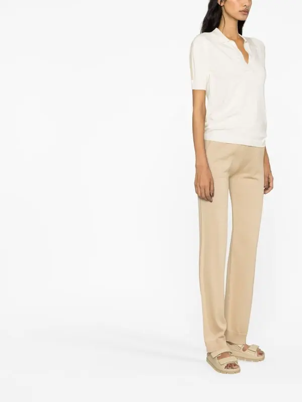 Lorena Antoniazzi Short-sleeve Knitted Polo Shirt