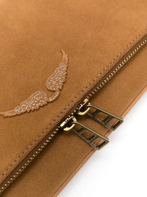 Zadig&Voltaire Rock Logo-plaque Clutch Bag