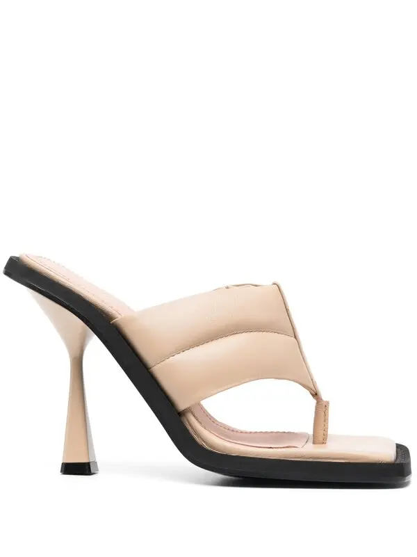 ANDREĀDAMO 120mm Leather Sandals