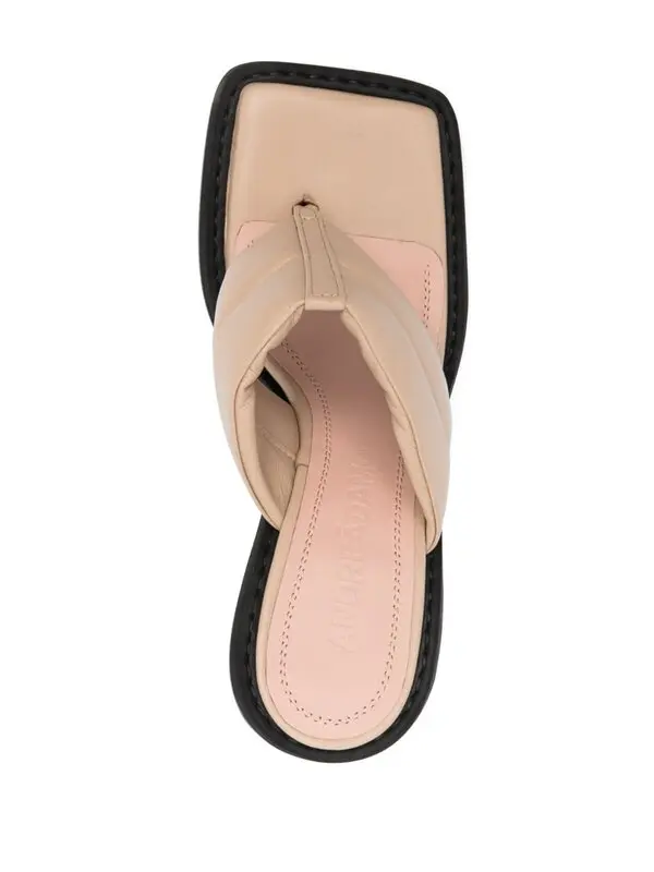 ANDREĀDAMO 120mm Leather Sandals