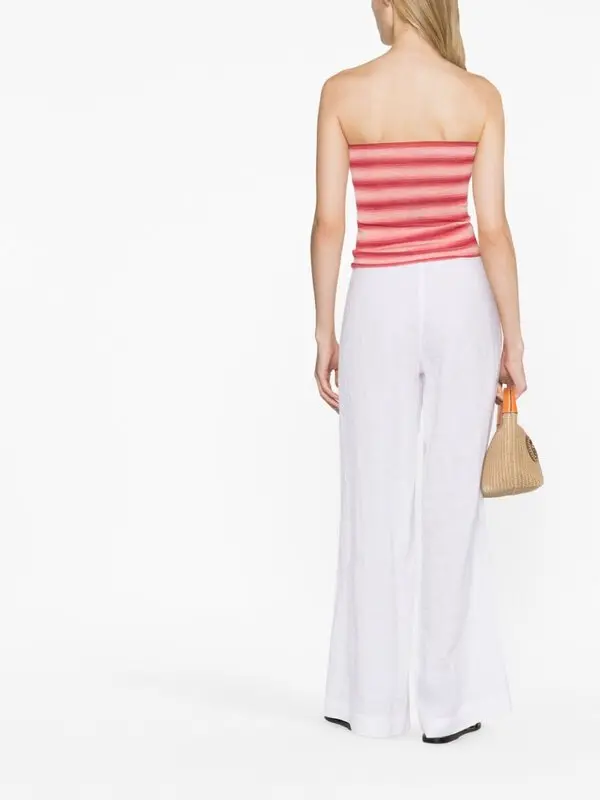 Gimaguas Strapless Striped Knit Top