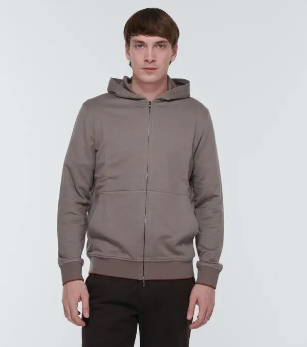 Loro Piana Cairns Cotton And Linen Hoodie