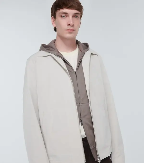 Loro Piana Cairns Cotton And Linen Hoodie